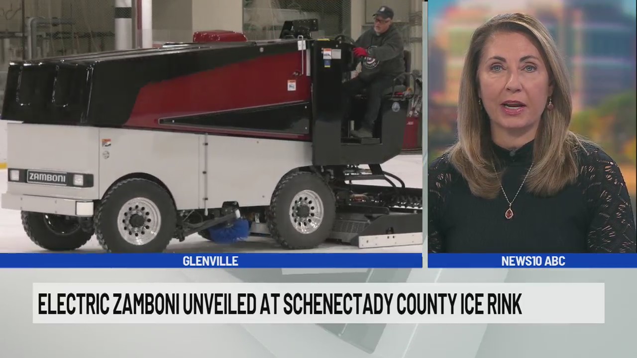 Electric Zamboni unveiled at Schenectady County ice rink – NEWS10 ABC