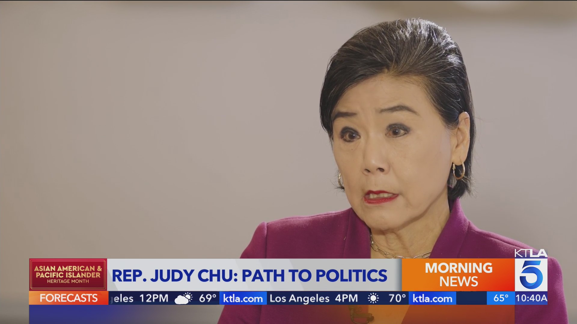 Judy Chu discusses her journey to politics for AAPI Heritage Month – KTLA