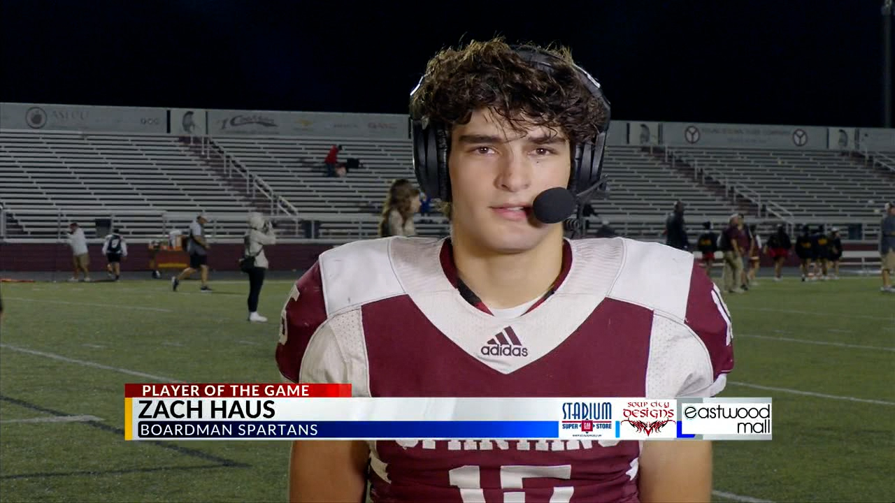 Player of the Game: Boardman’s Zach Haus – WKBN.com