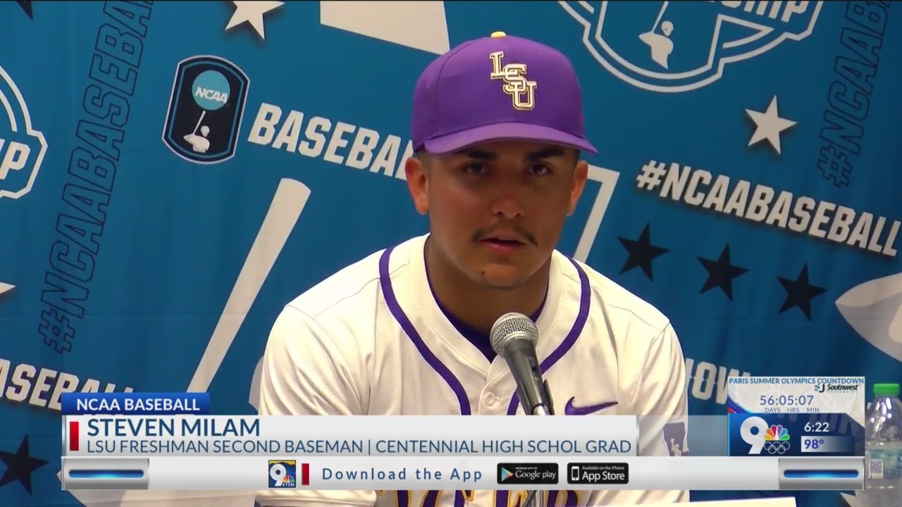 Las Cruces native Steven Milam’s walk-off homer lifts LSU over Wofford ...