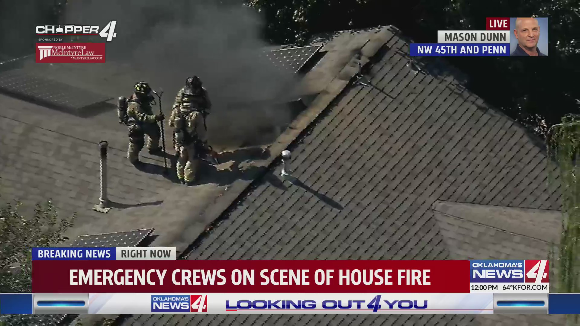Emergency crews on scene of house fire – KFOR.com Oklahoma City