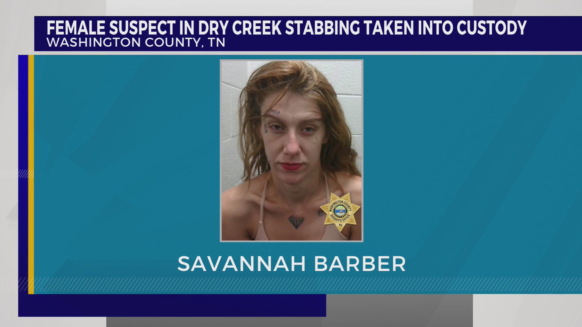 WCSO: Female suspect in Dry Creek stabbing taken into custody; search ...