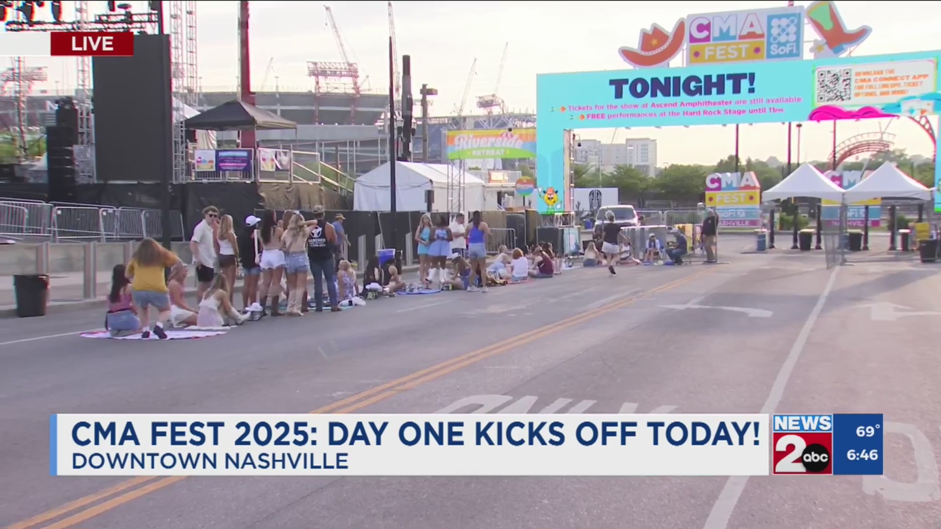 Fans line up early for CMA Fest 2025 – WKRN News 2