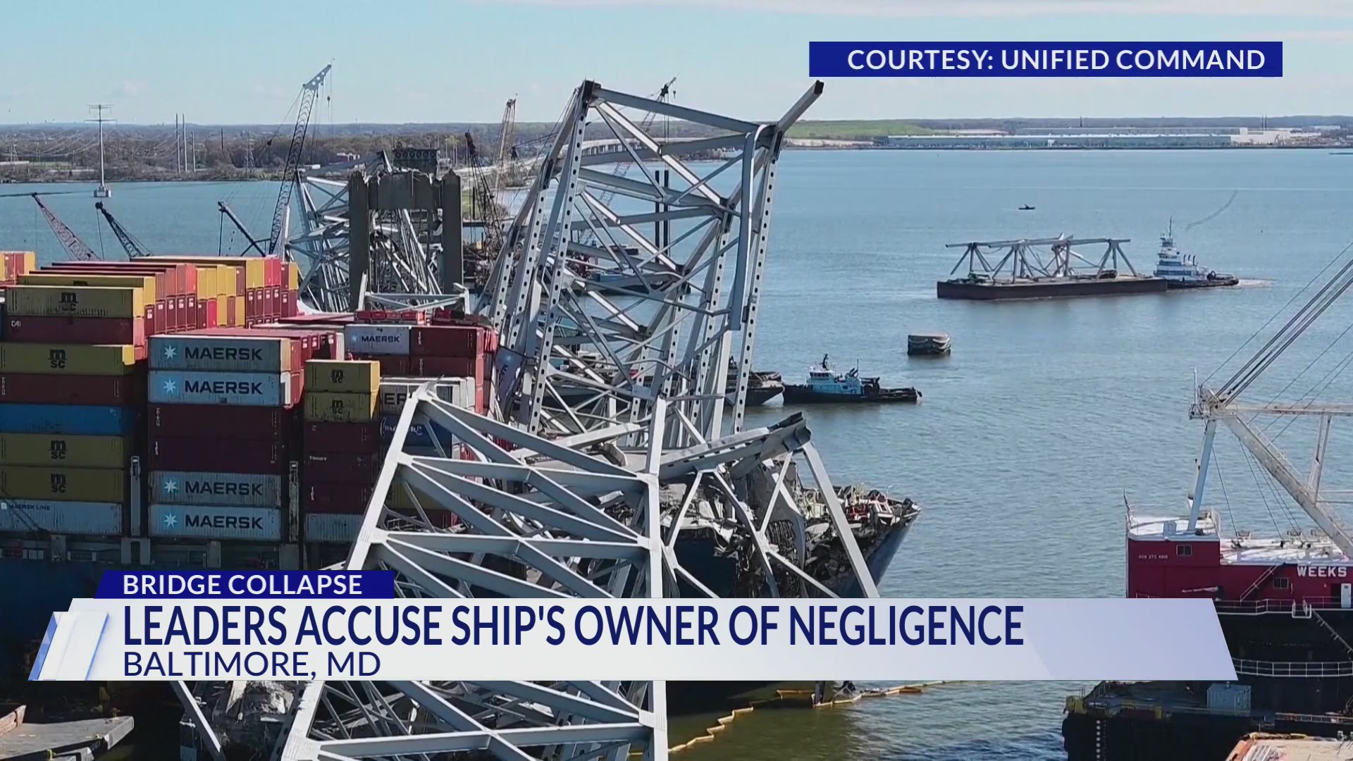 Baltimore Leaders Say Container Ship Owner Negligent After Key Bridge ...