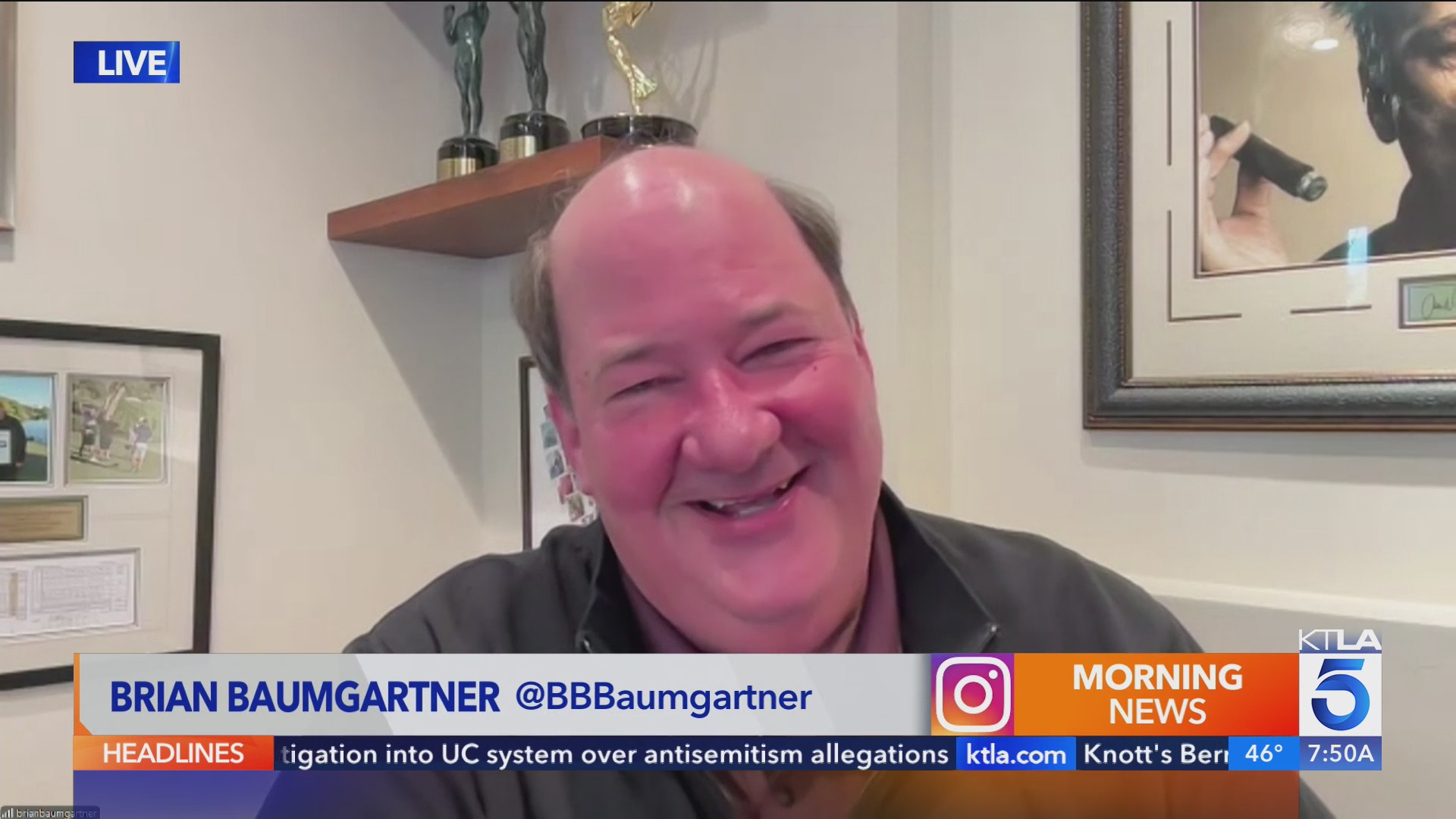 Brian Baumgartner talks about playing himself in ‘Suits LA’ – KTLA