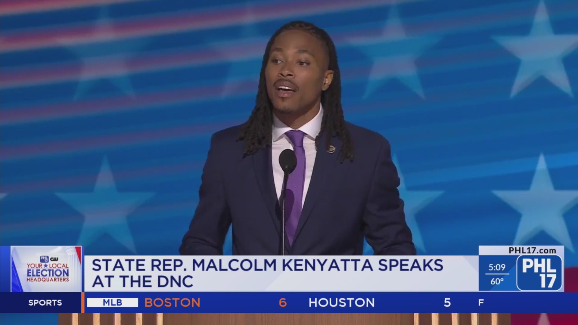 State Rep. Malcolm Kenyatta speaks at the DNC, and Governor Shapiro ...