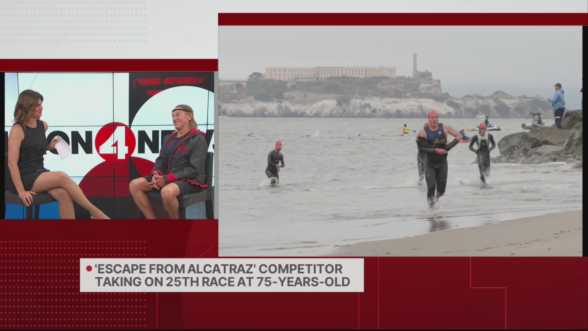 ‘Escape from Alcatraz’ competitor taking on 25th race at 75 years old ...