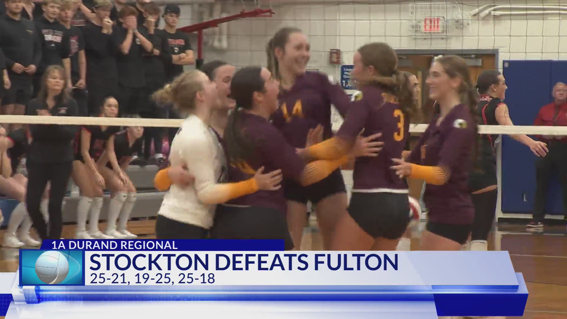 Stockton holds off Fulton for regional championship at Durand ...