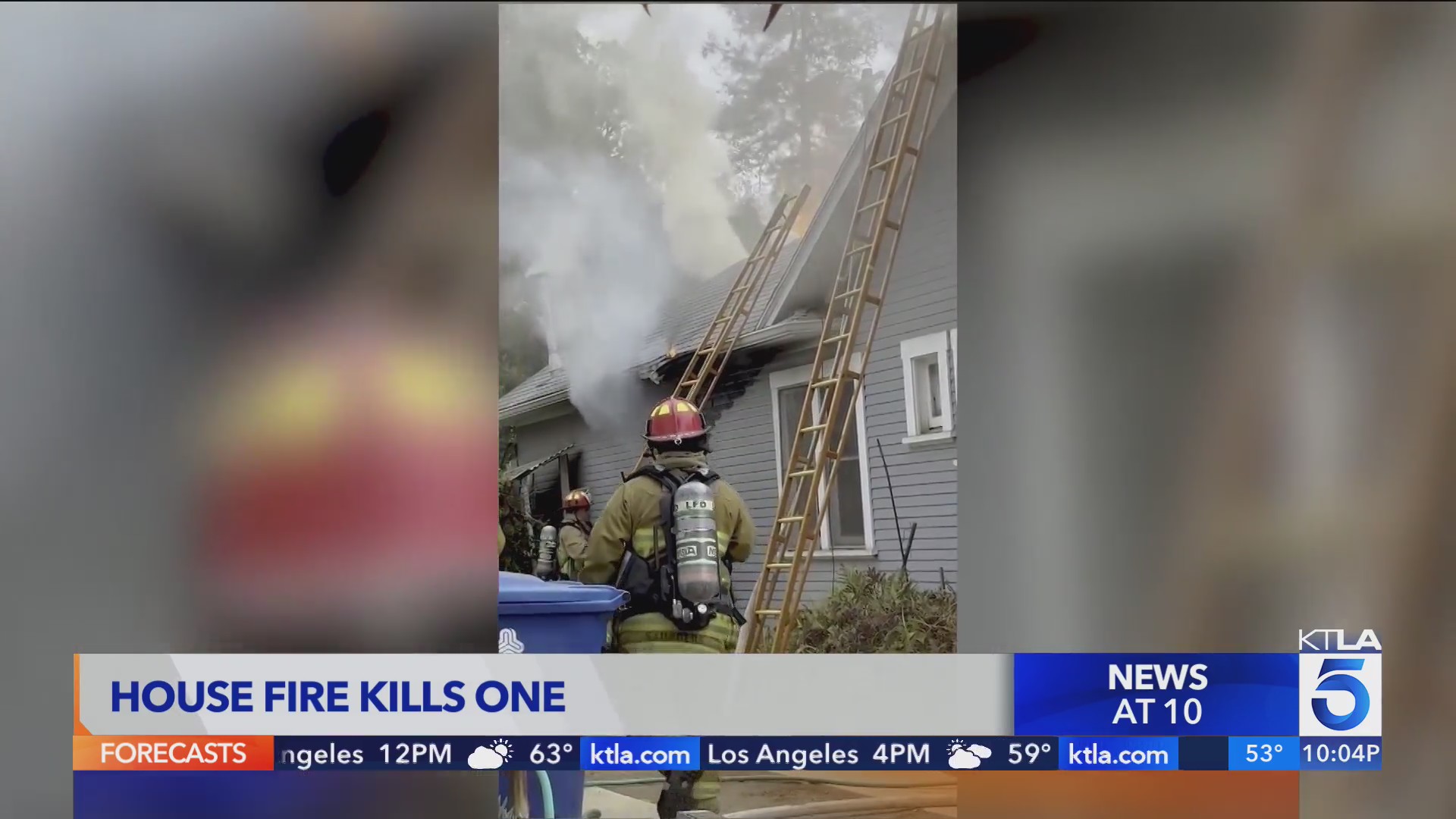 Eagle Rock house fire kills 1 – KTLA