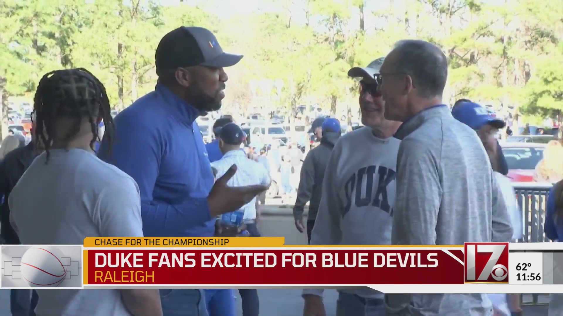 Duke fans in Raleigh react to win, Sweet 16 birth – CBS17.com