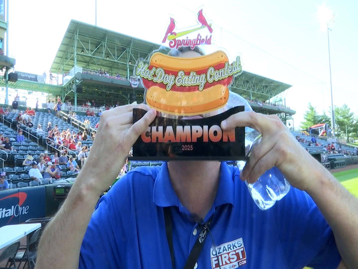 Pinson wins hot dog eating contest – KOLR – OzarksFirst.com
