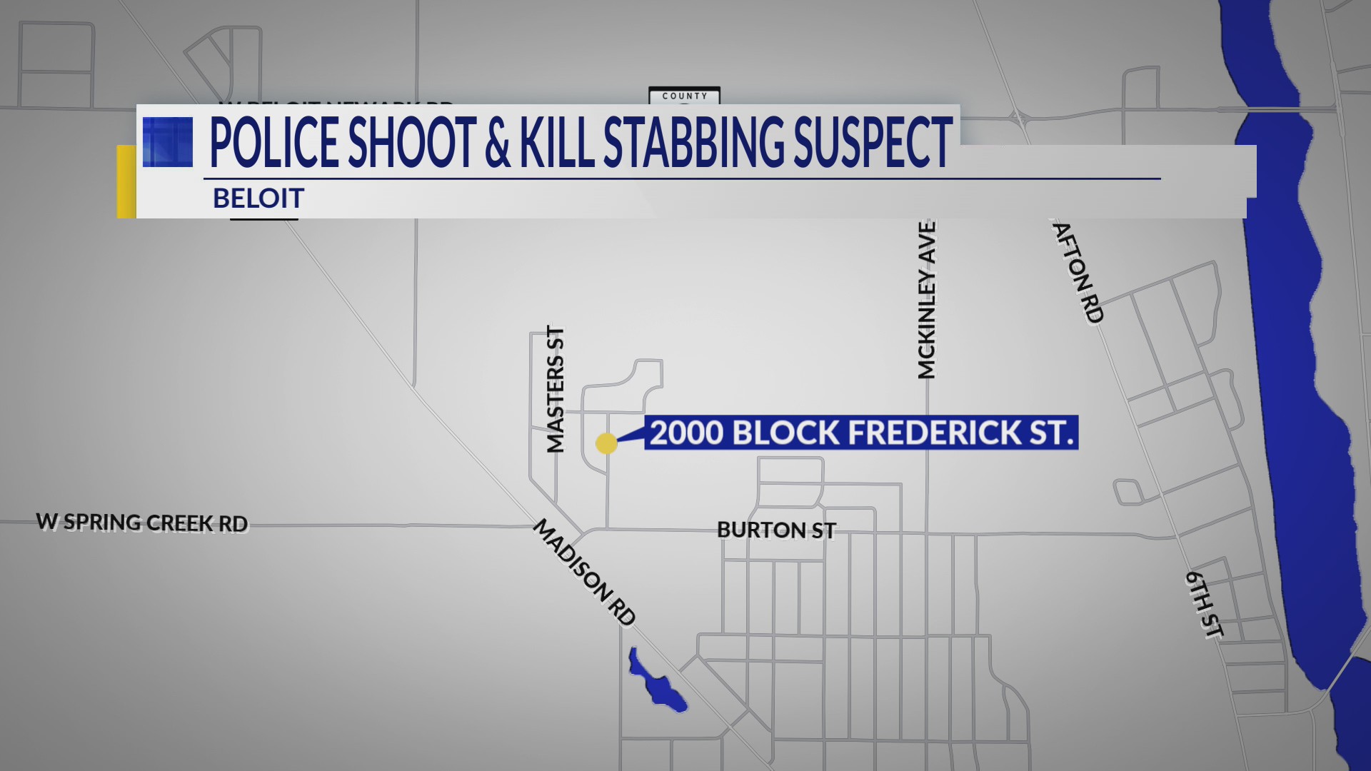 Beloit stabbing suspect killed in officer-involved shooting ...