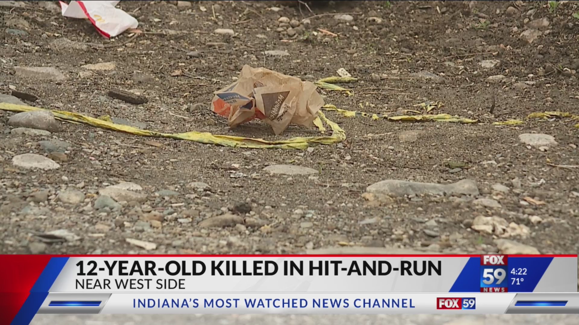 12-year-old dead after being hit by vehicle on near west side – Fox 59