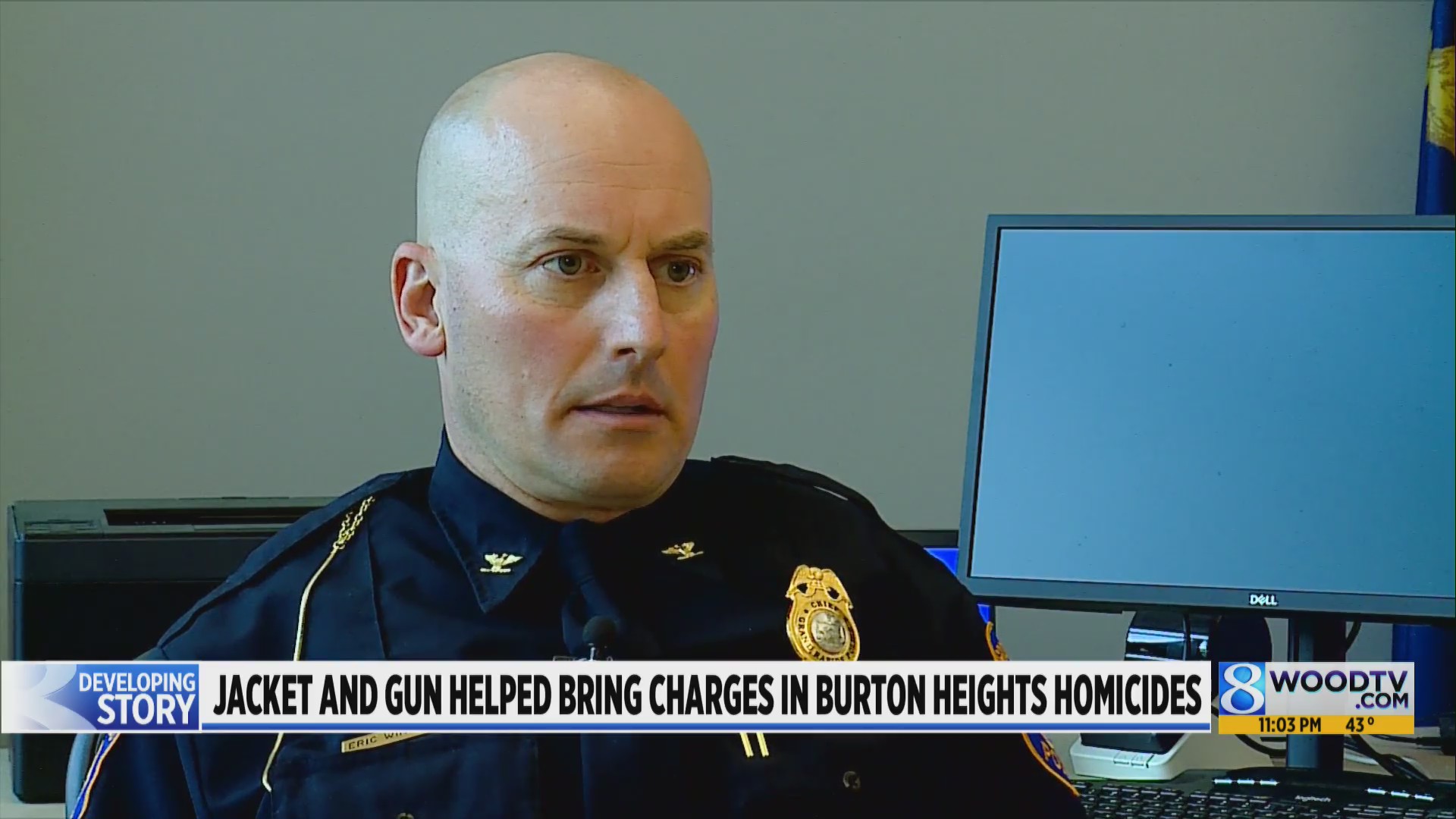 A bloody jacket and a gun: Man charged in Burton Heights double ...