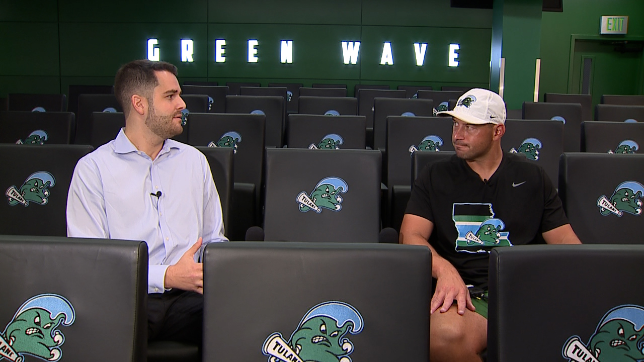Jon Sumrall sits down with WGNO to preview Tulane’s matchup with No. 13 ...