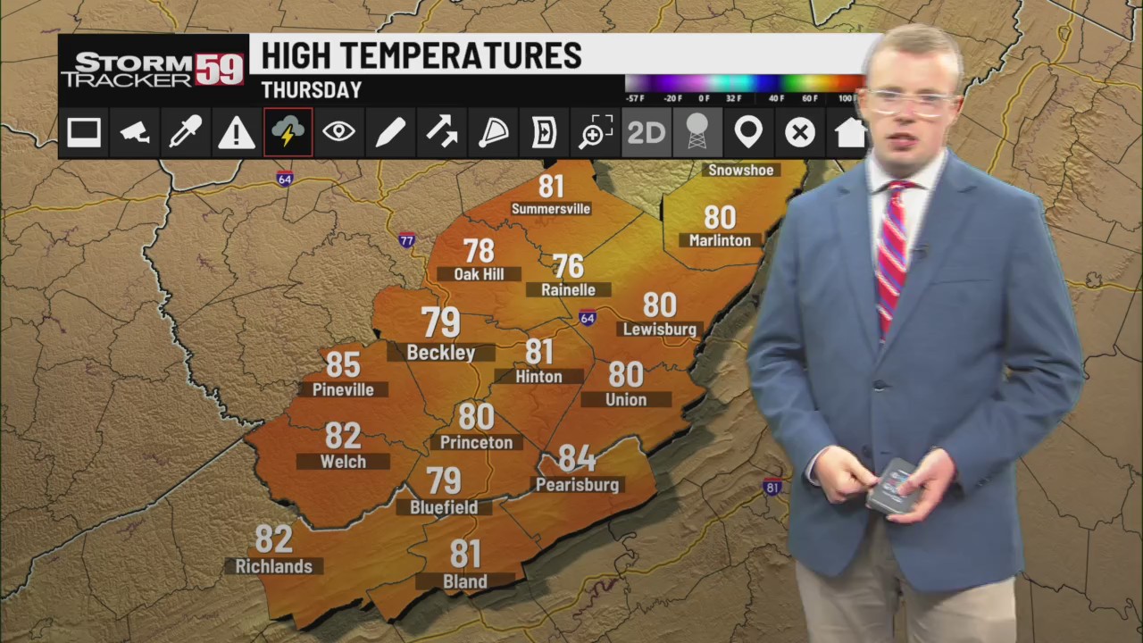 Gorgeous weather Thursday preludes another hot stretch ahead – WVNS
