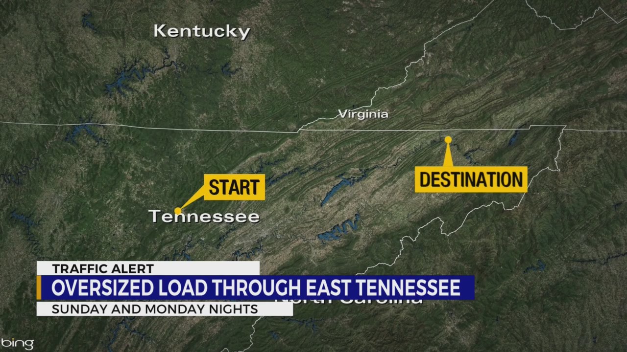 Oversized load bound for Eastman to impact traffic in several counties ...
