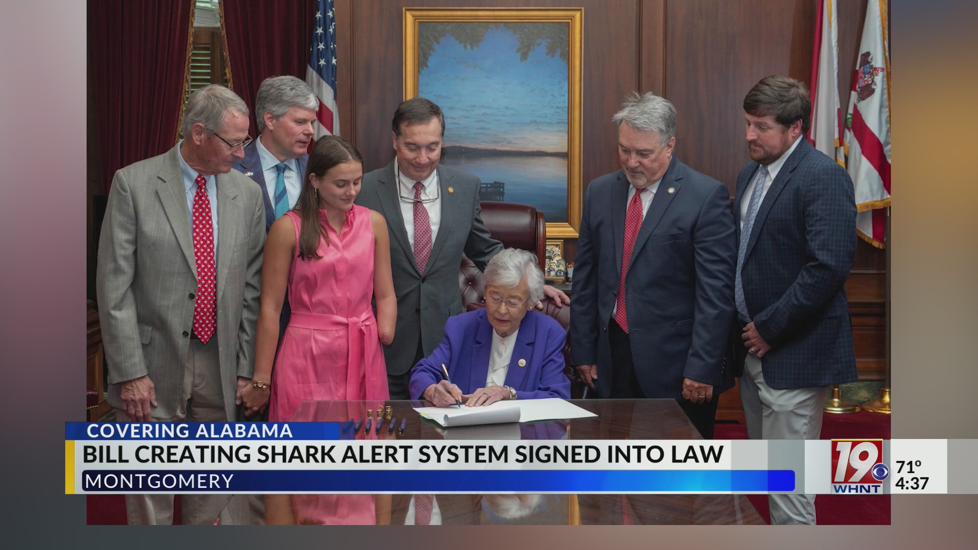 Bill Creating Shark Alert System Signed Into Law | May 7, 2025 | News 19 at 4:30 p.m. – WHNT.com