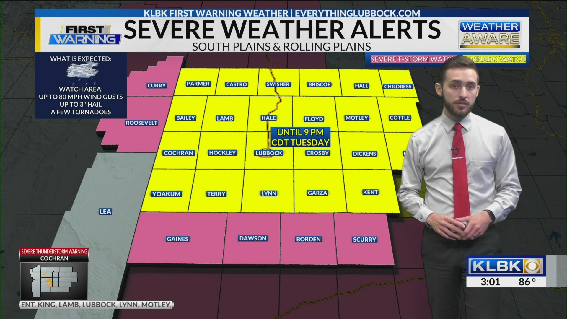KLBK Severe Weather coverage for Lubbock and the South Plains, May 28 ...