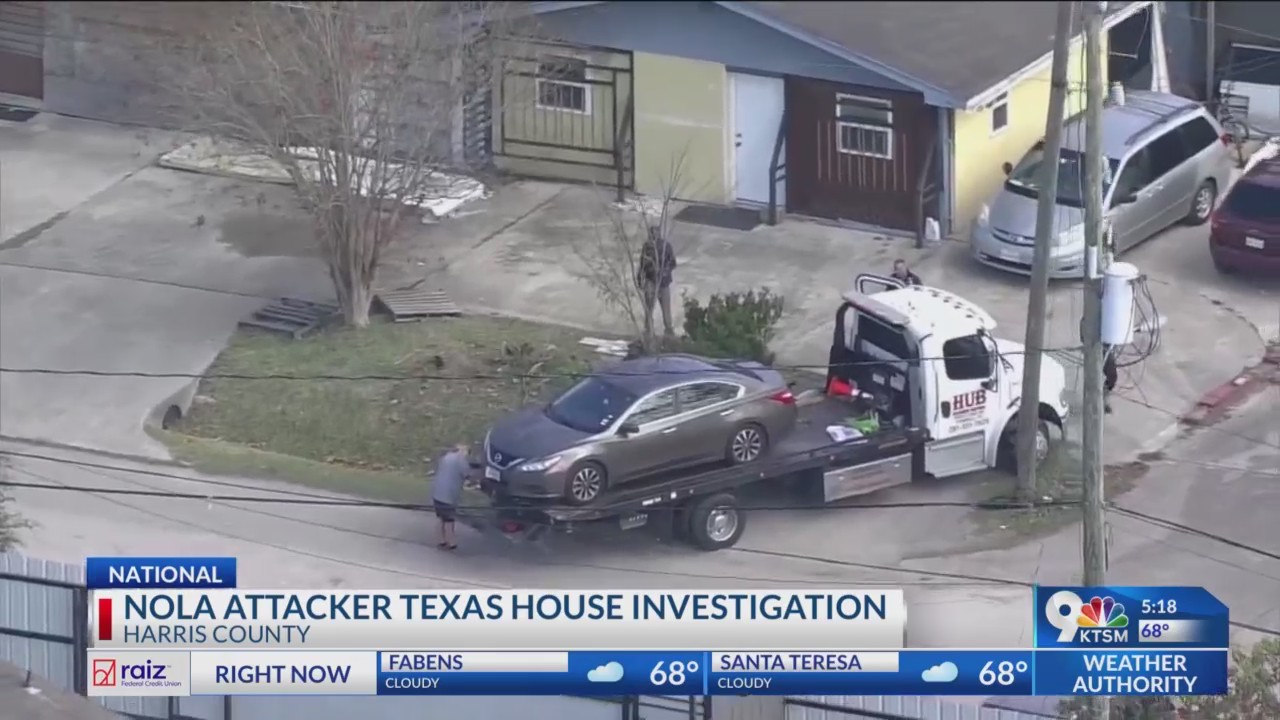Investigators return to NOLA’s attackers home in Texas – KTSM 9 News