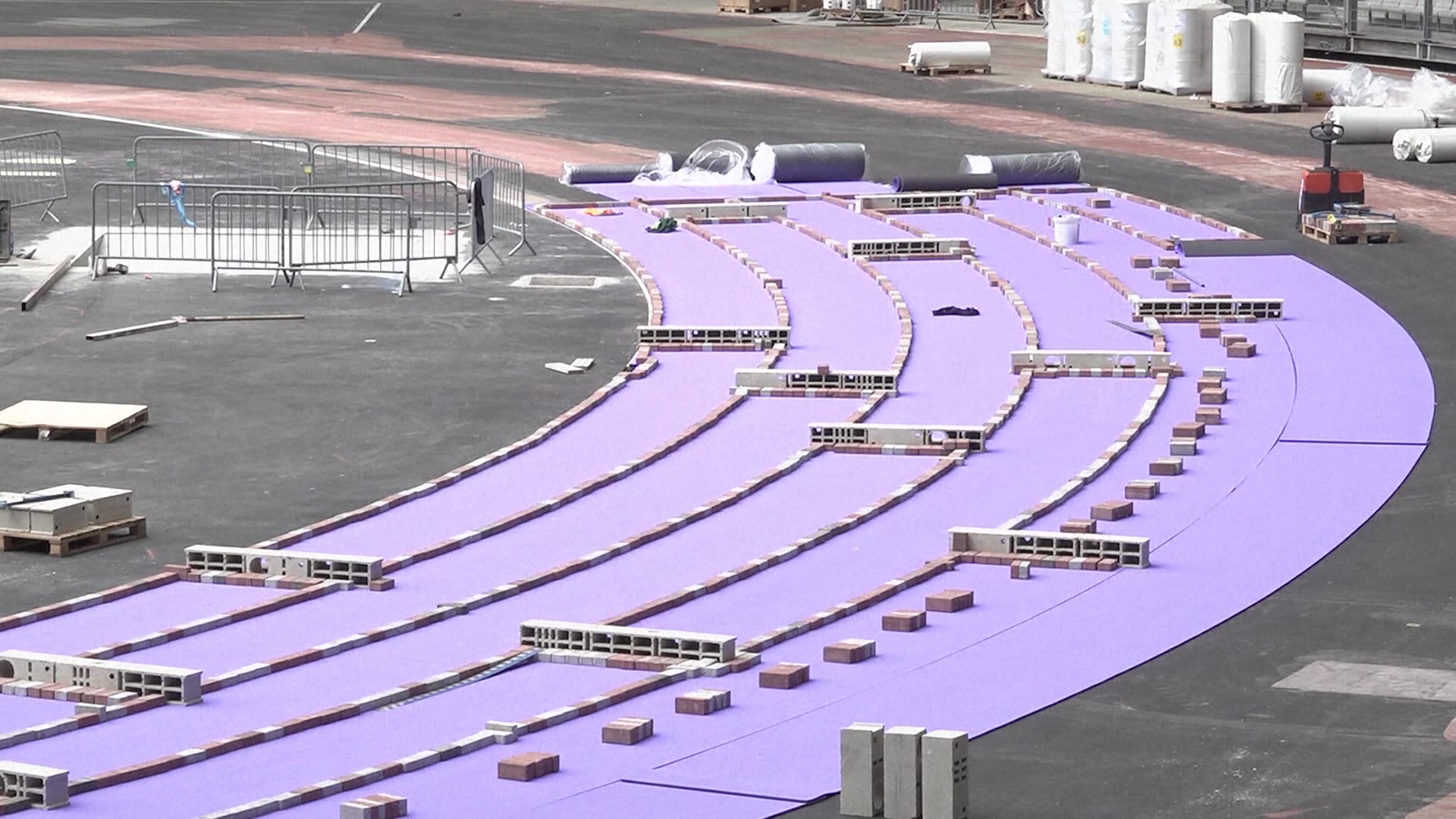 New purple track at the Olympics – WFLA