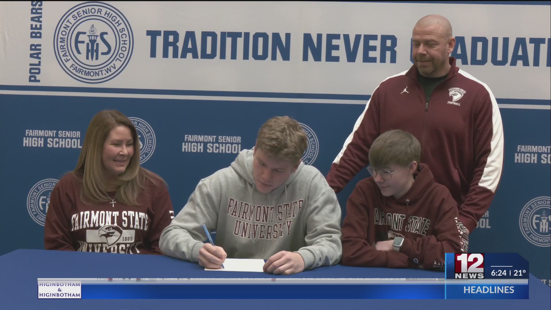 3 Fairmont Senior athletes put pen to paper – WBOY.com