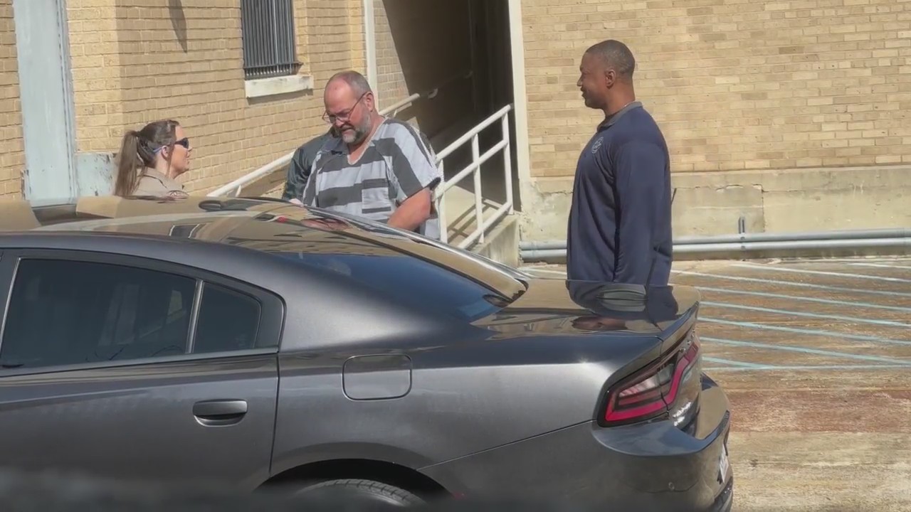 Attorney for Hot Spring County Sheriff Scott Finkbeiner speaks after ...