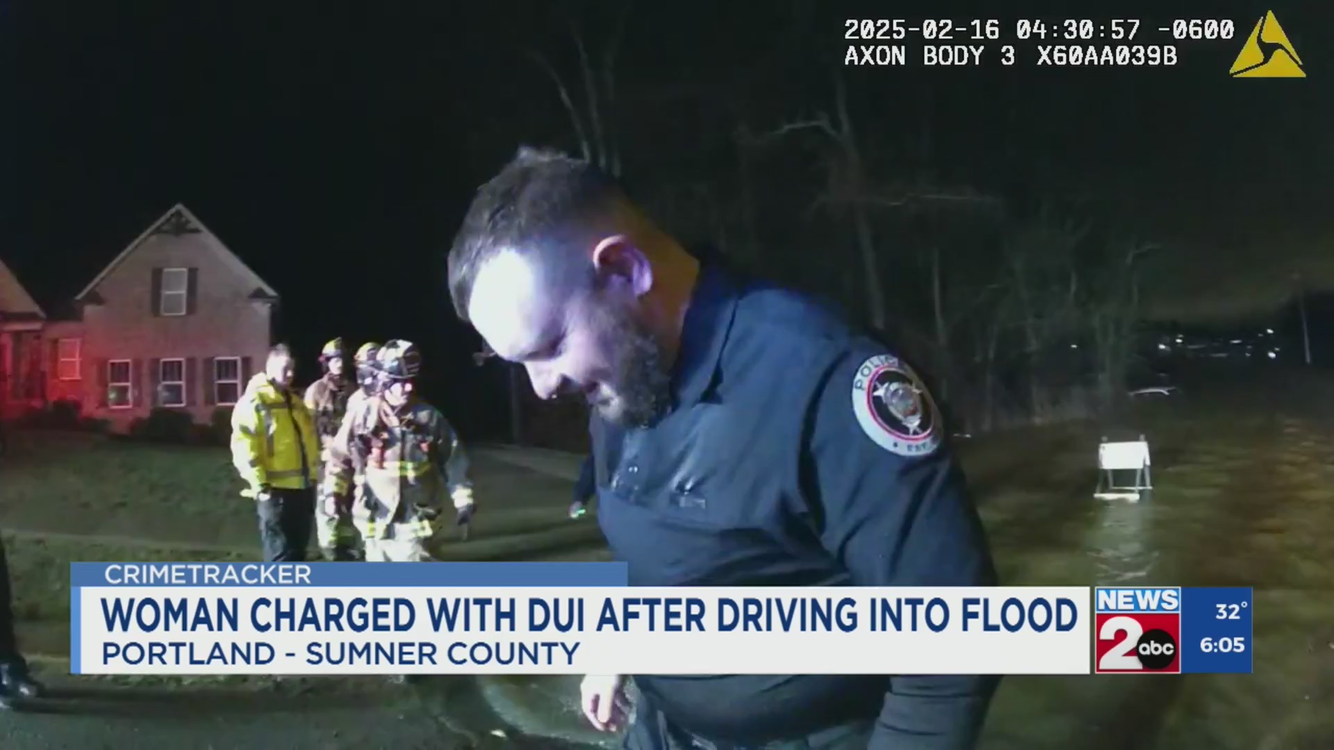 Woman charged with DUI after driving into flood – WKRN News 2