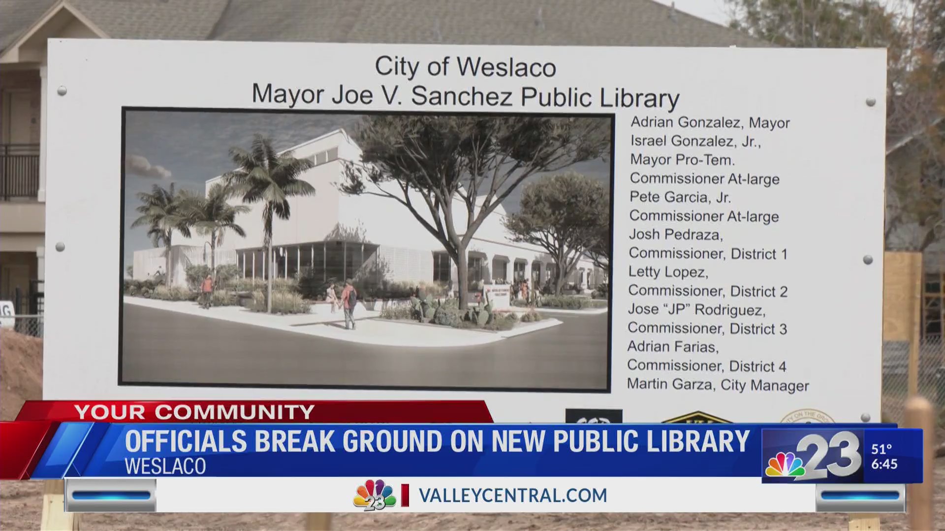City of Weslaco breaks ground on public library expansion project – KVEO-TV