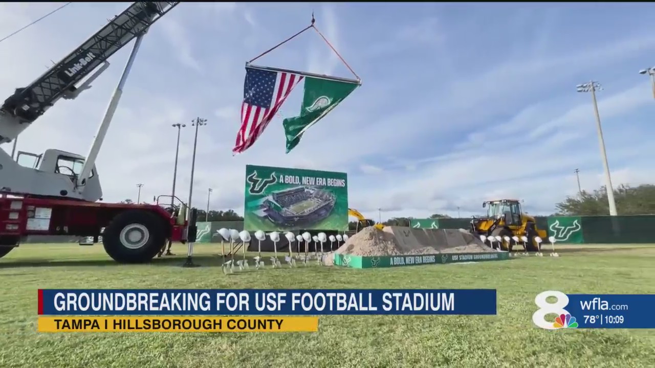 ‘Home-field advantage’ USF breaks ground for on-campus stadium – WFLA