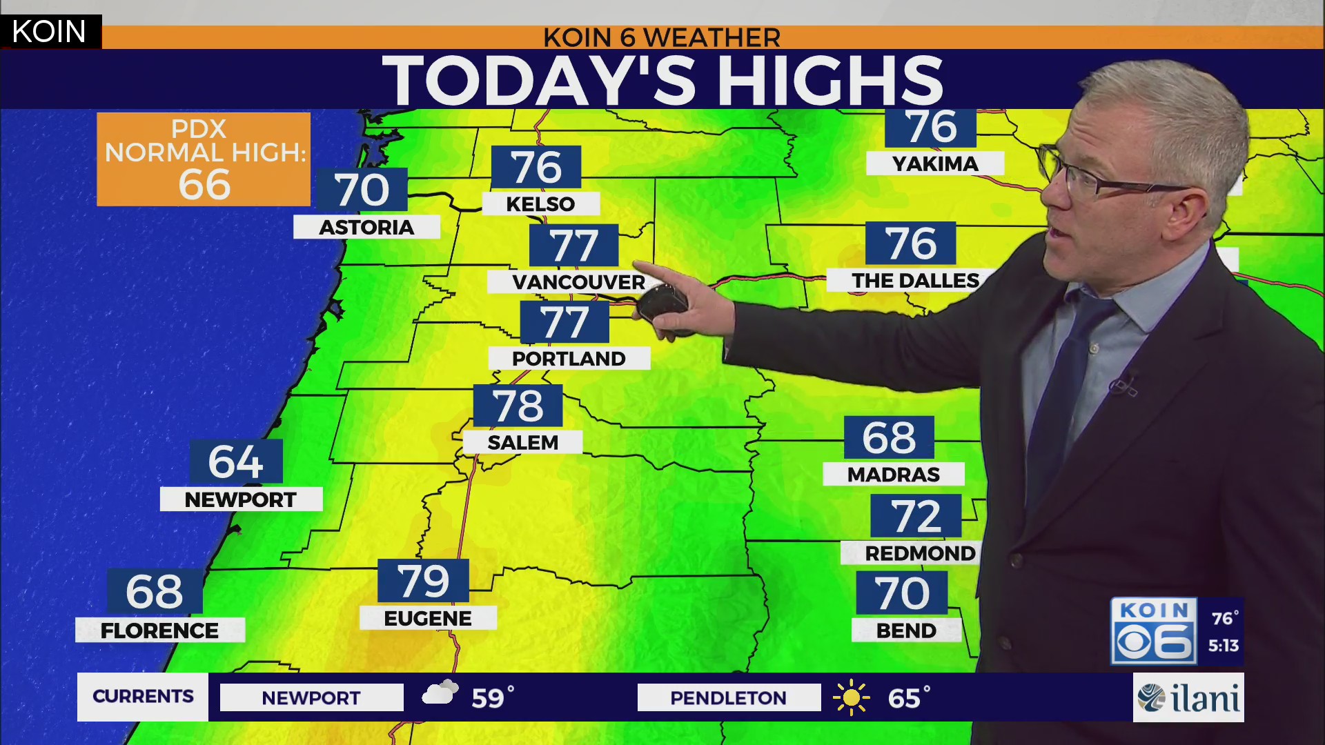 Weather Forecast: A Nice Sunday – KOIN.com