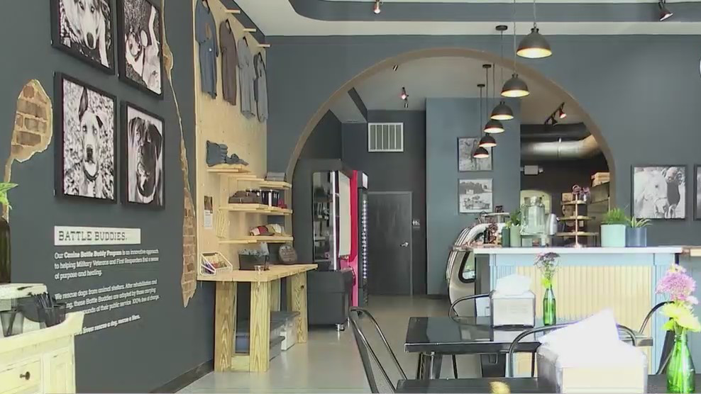 Graham coffee shop supports veterans – FOX8 WGHP