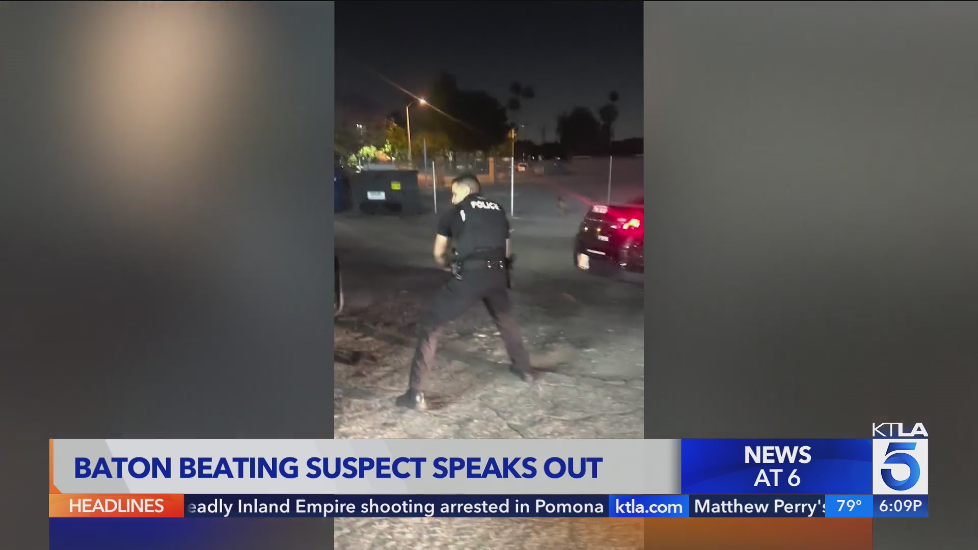 Baton beating suspect speaks out – KTLA