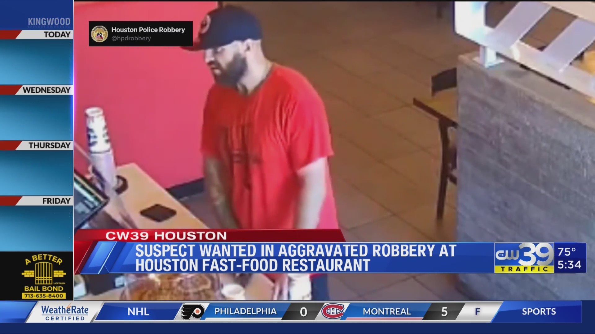 Caught on Video: HPD need help identifying fast food robbery suspect ...