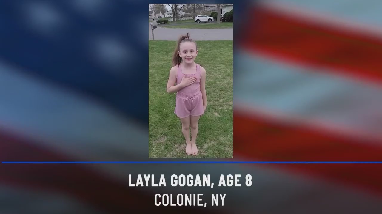 Layla Gogan gives us our daily Pledge of Allegiance! – NEWS10 ABC