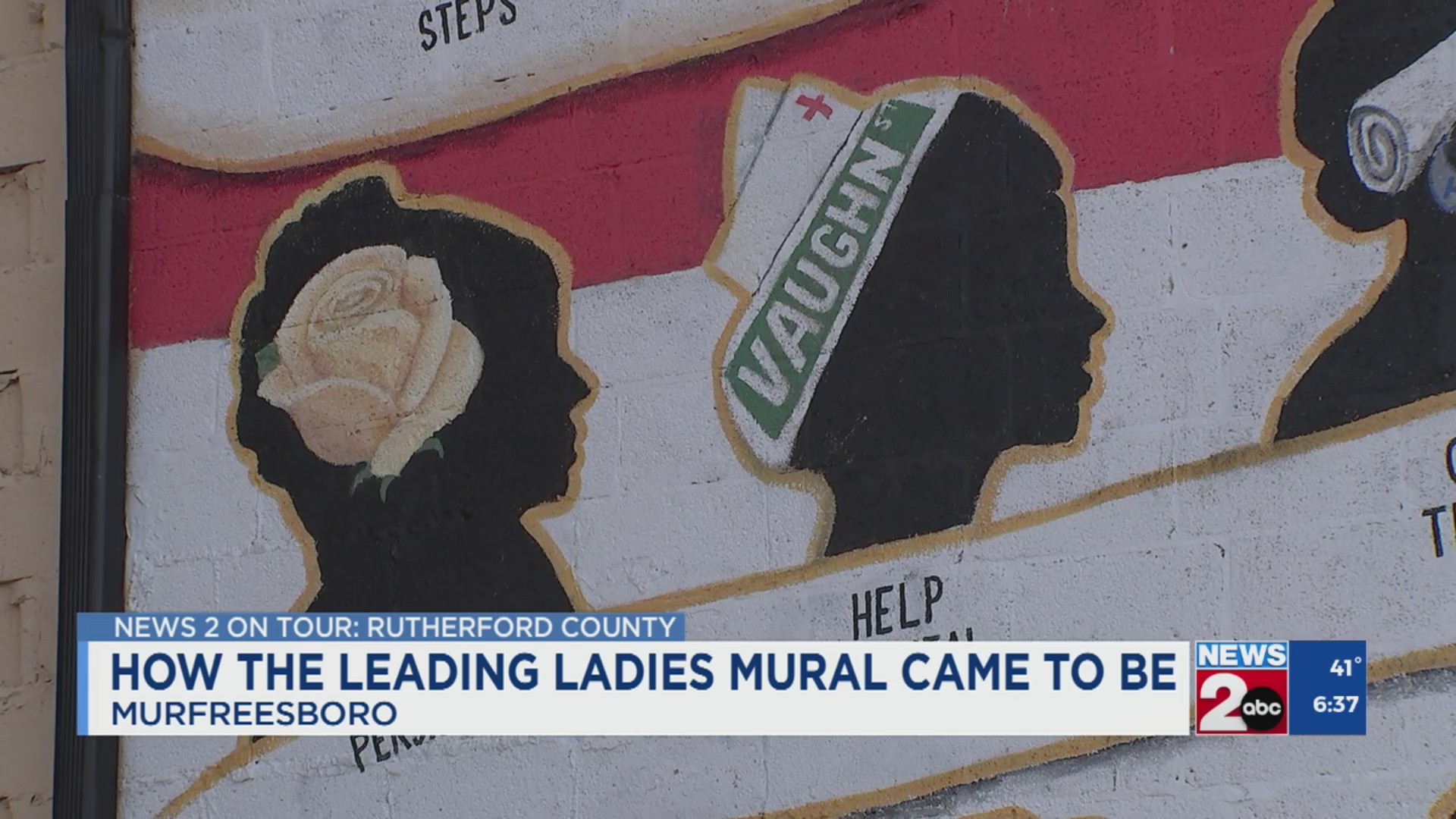 News 2 on Tour: History of Leading Ladies mural in Rutherford County ...
