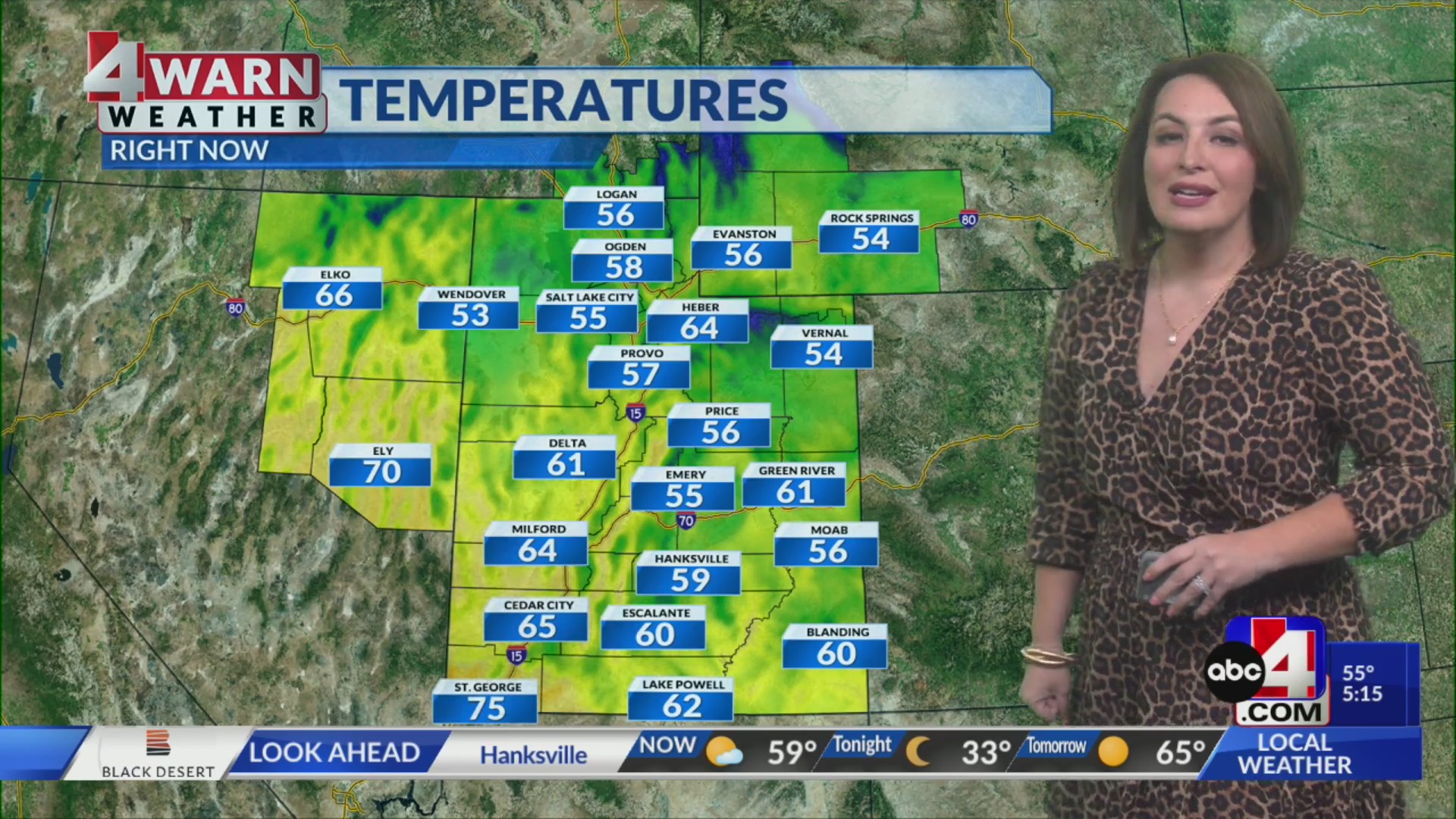 Hazy sunshine with the inversion layer sticking around through Thursday ...