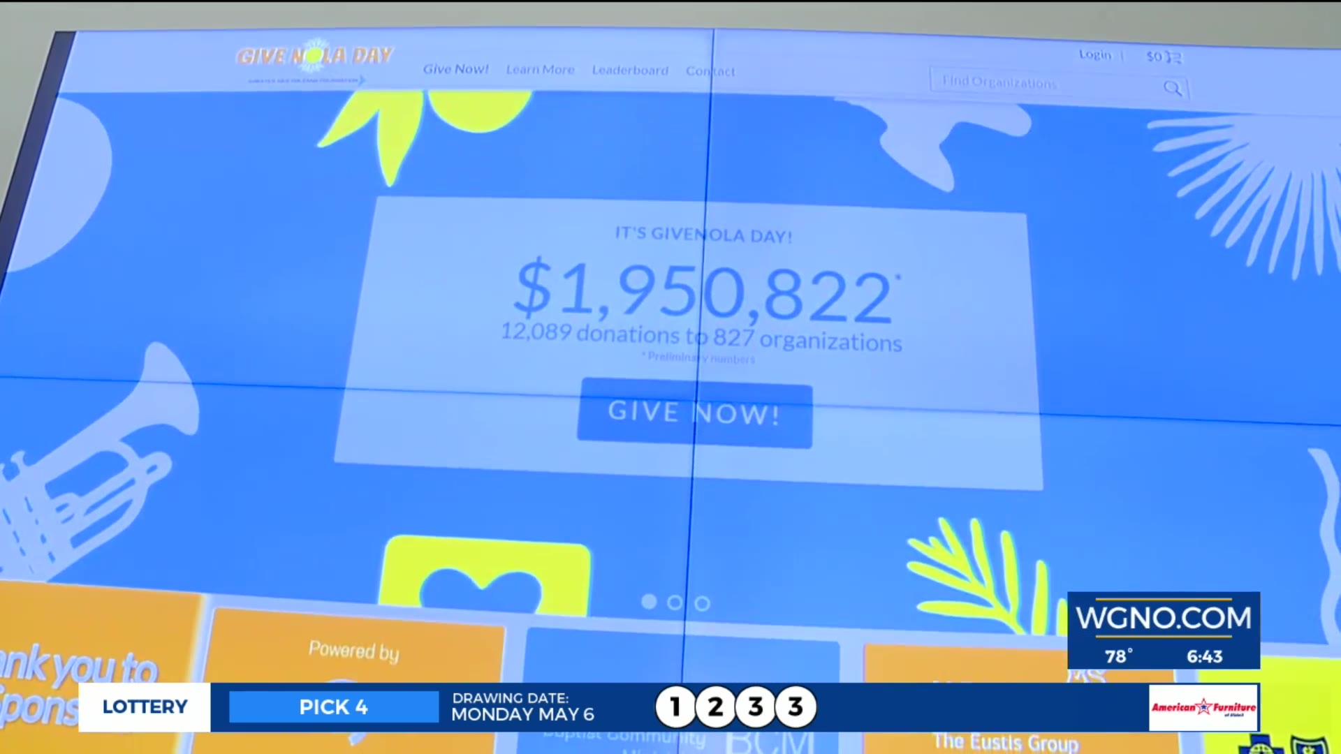 Today’s an $8 Million Day – WGNO