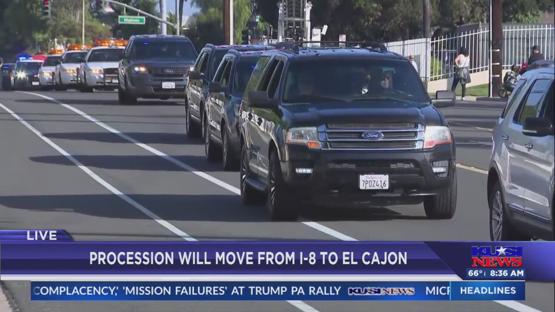 Funeral procession held for fallen San Diego police officer – FOX 5 San Diego & KUSI News