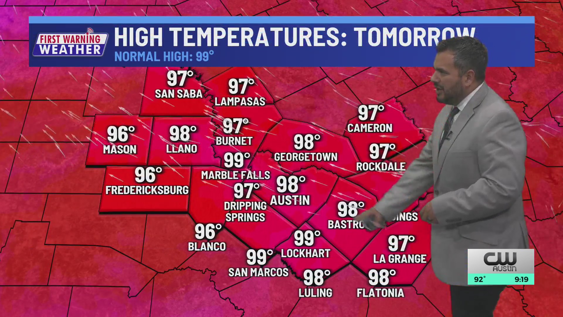 First Warning Weather Evening Forecast with Meteorologist Freddy Vela ...