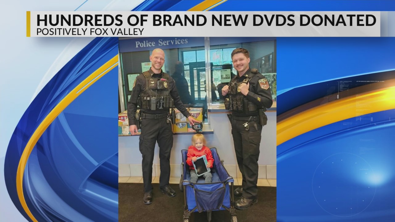 Positively Wisconsin: Hundreds of brand new DVDs donated to Neenah PD ...