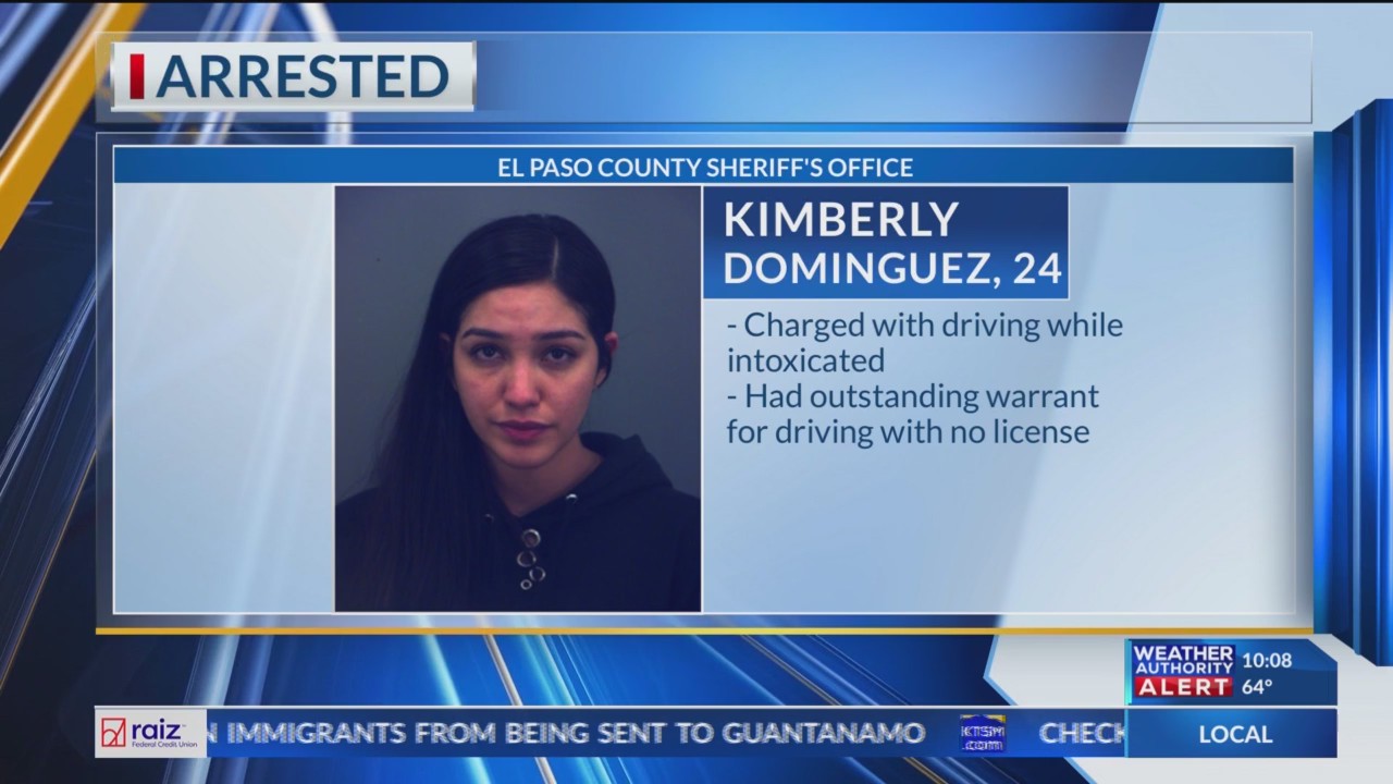 Woman arrested after allegedly crashing into Constable unit – KTSM 9 News