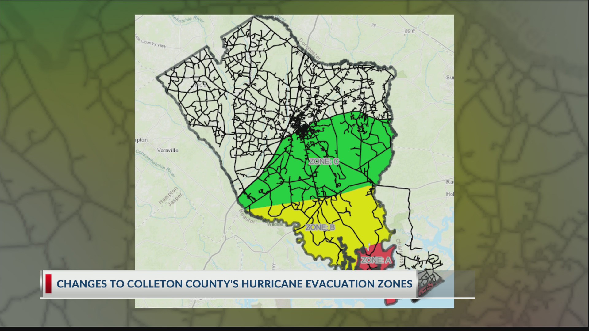Colleton Co Evacuation Zones – WSAV-TV