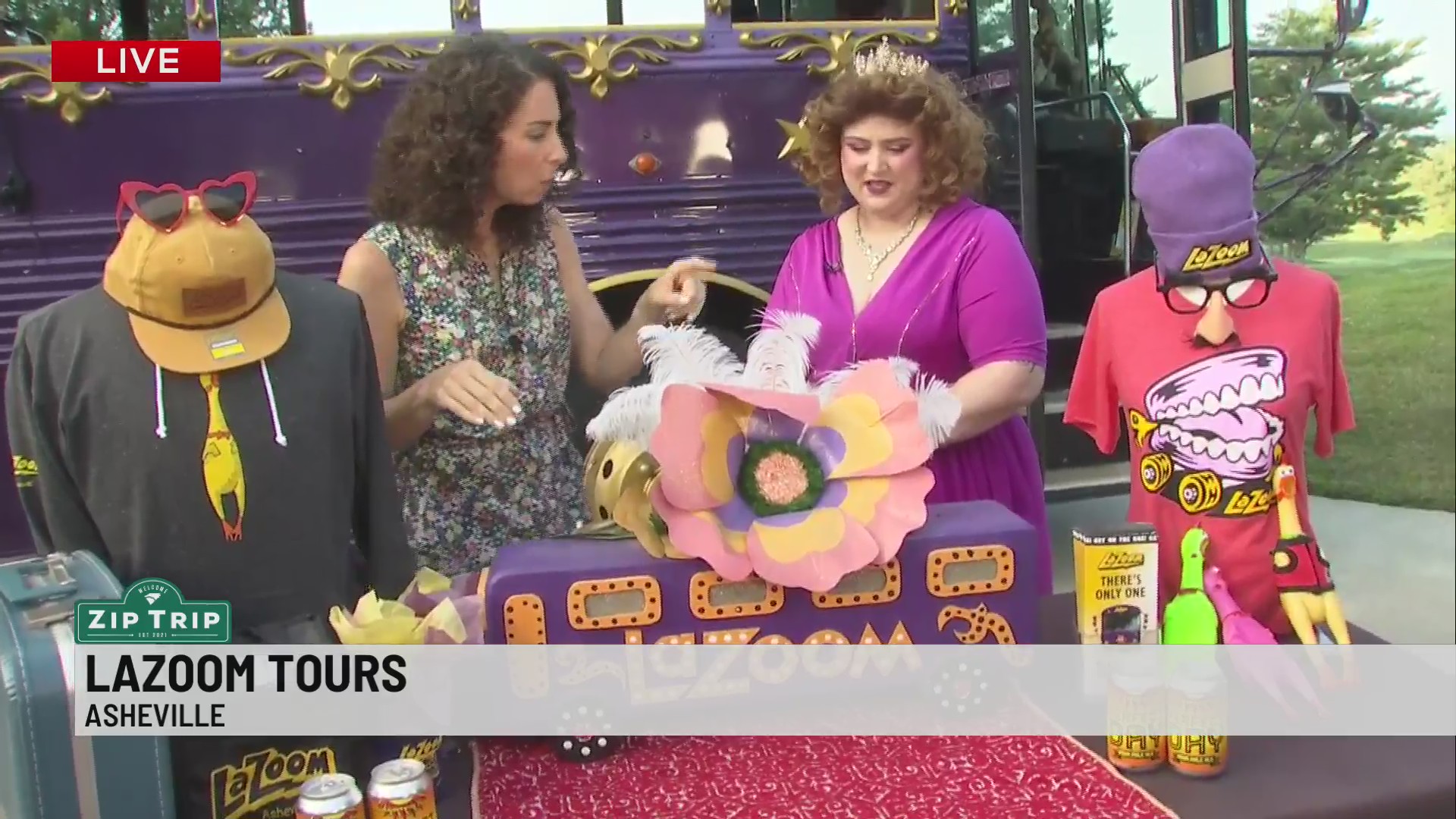 Zip Trip Asheville: LaZoom Tours – WSPA 7NEWS