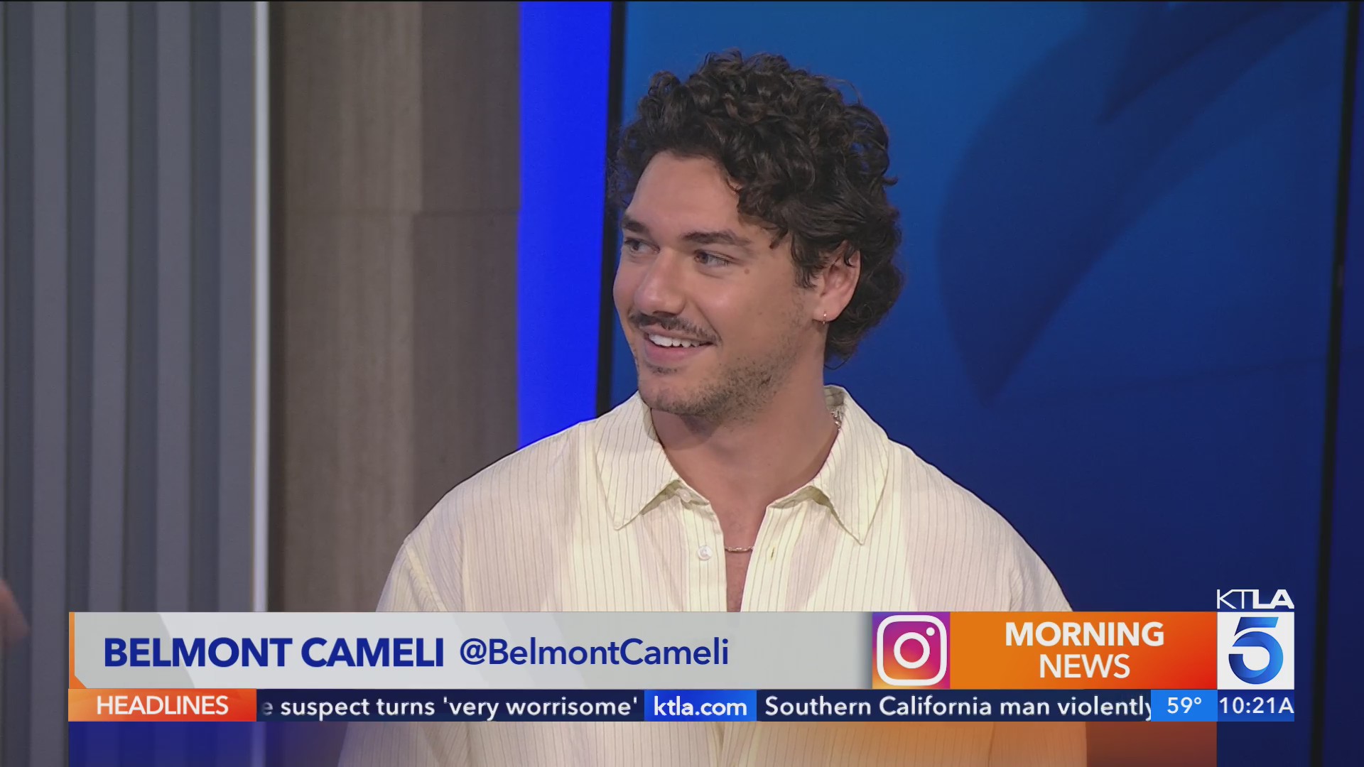 Belmont Cameli talks working with Robert De Niro and how he filmed the ...