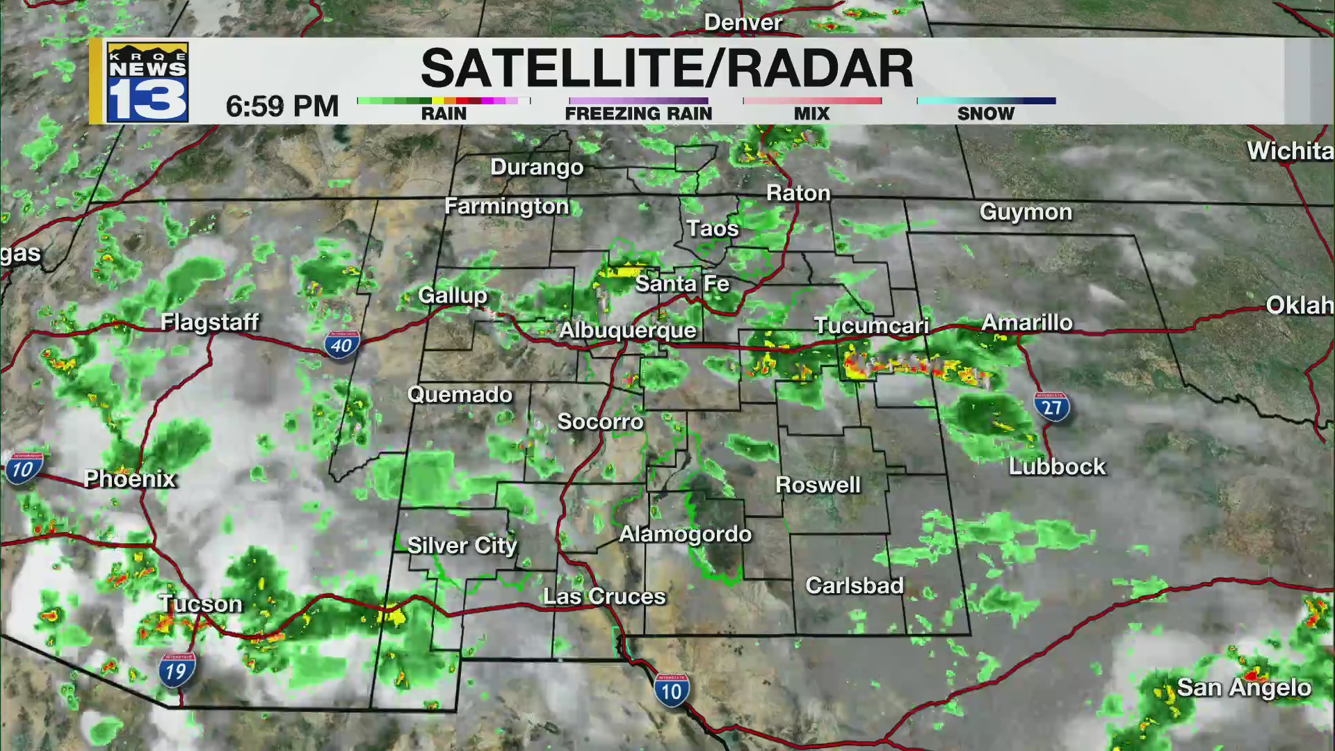 Stormy and muggy weather expected across New Mexico – KRQE NEWS 13 ...