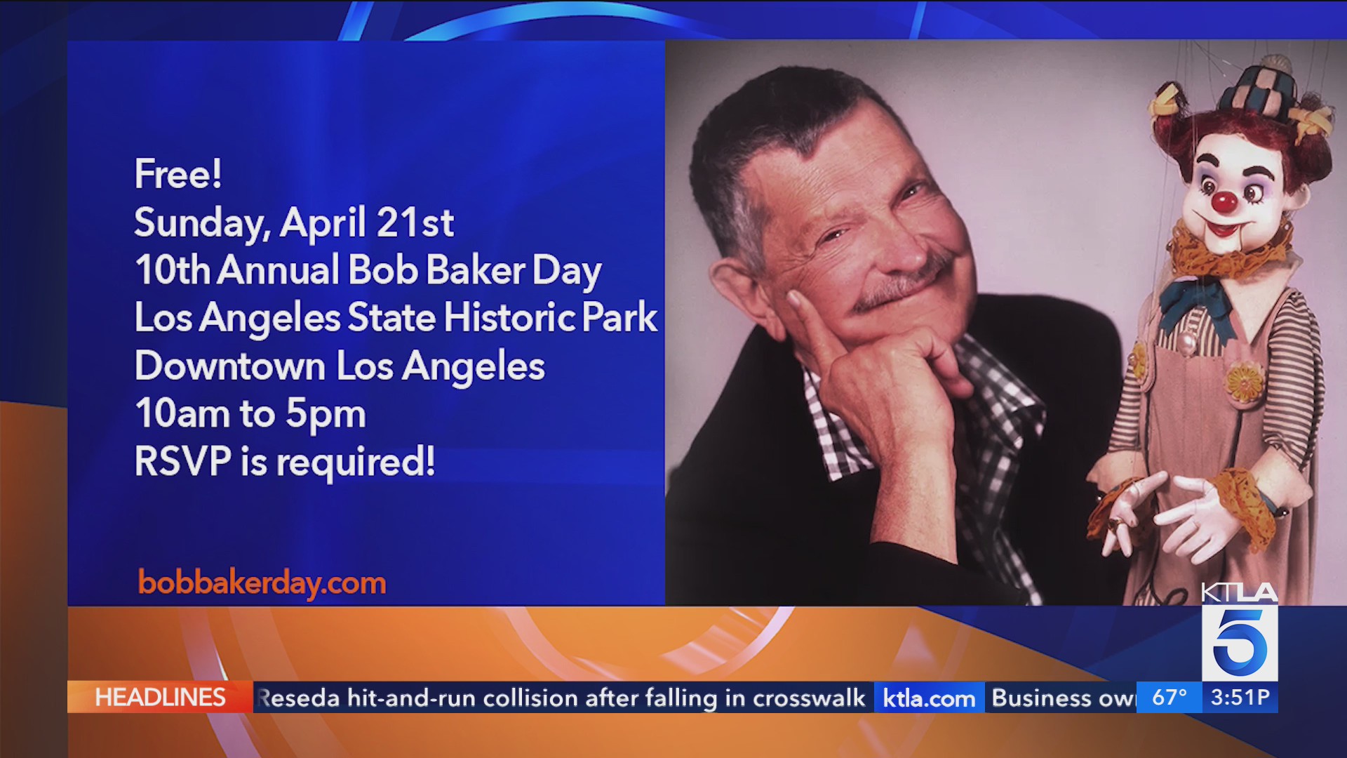 10th Annual Bob Baker Day Preview – KTLA
