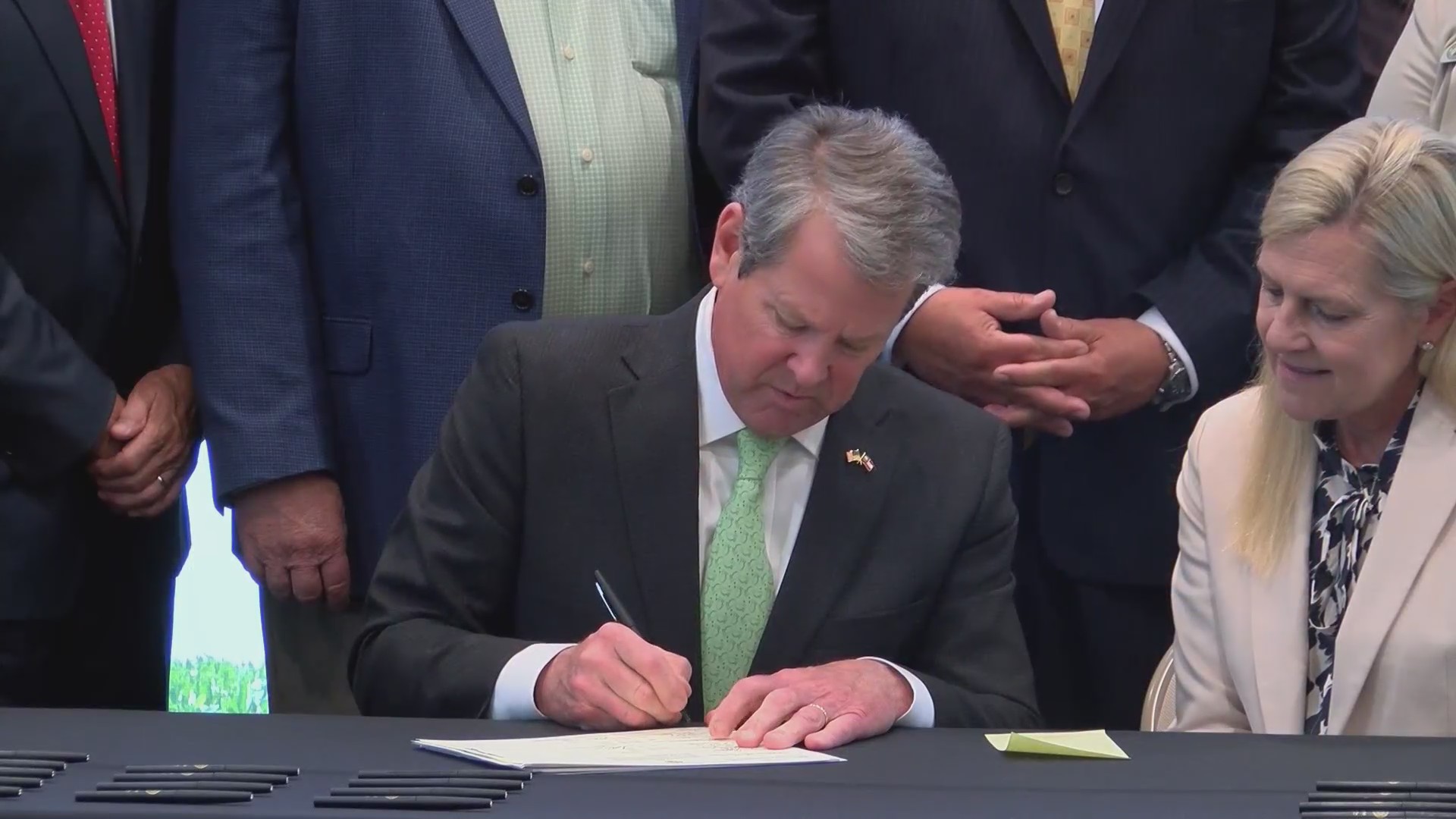 Governor Brian Kemp in Augusta to sign 5 bills, cutting taxes for hard working Georgians – WJBF