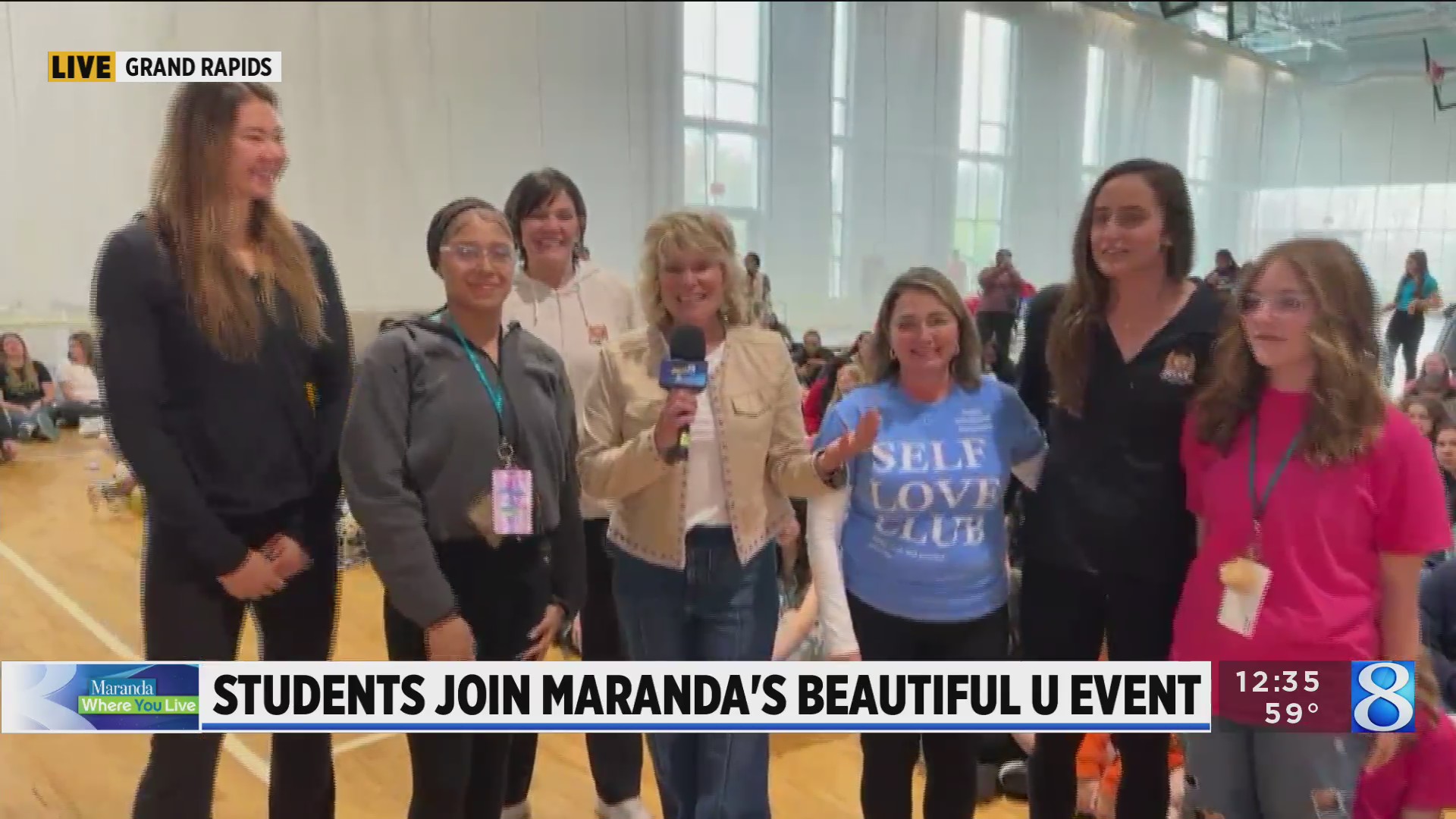 Students join Maranda’s Beautiful U event – WOODTV.com
