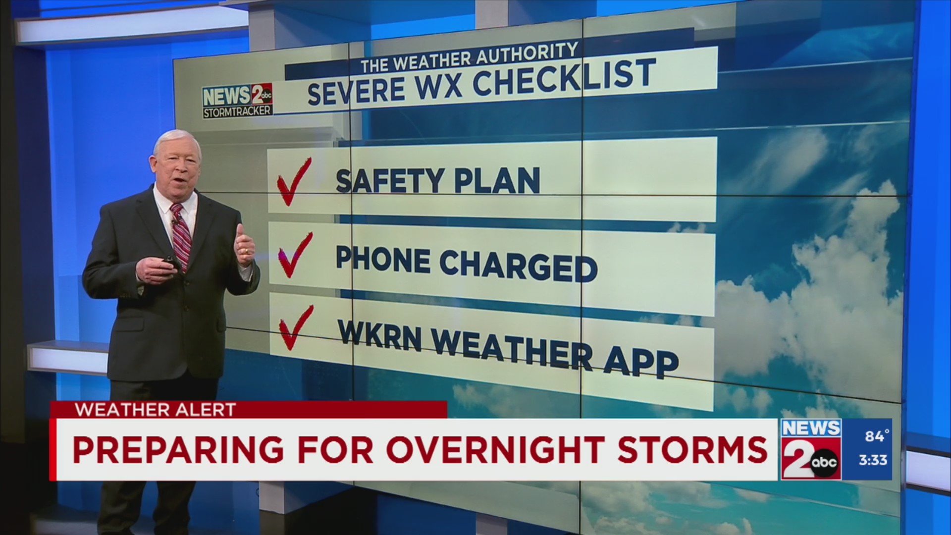 Severe weather checklist: Be prepared for overnight storms – WKRN News 2